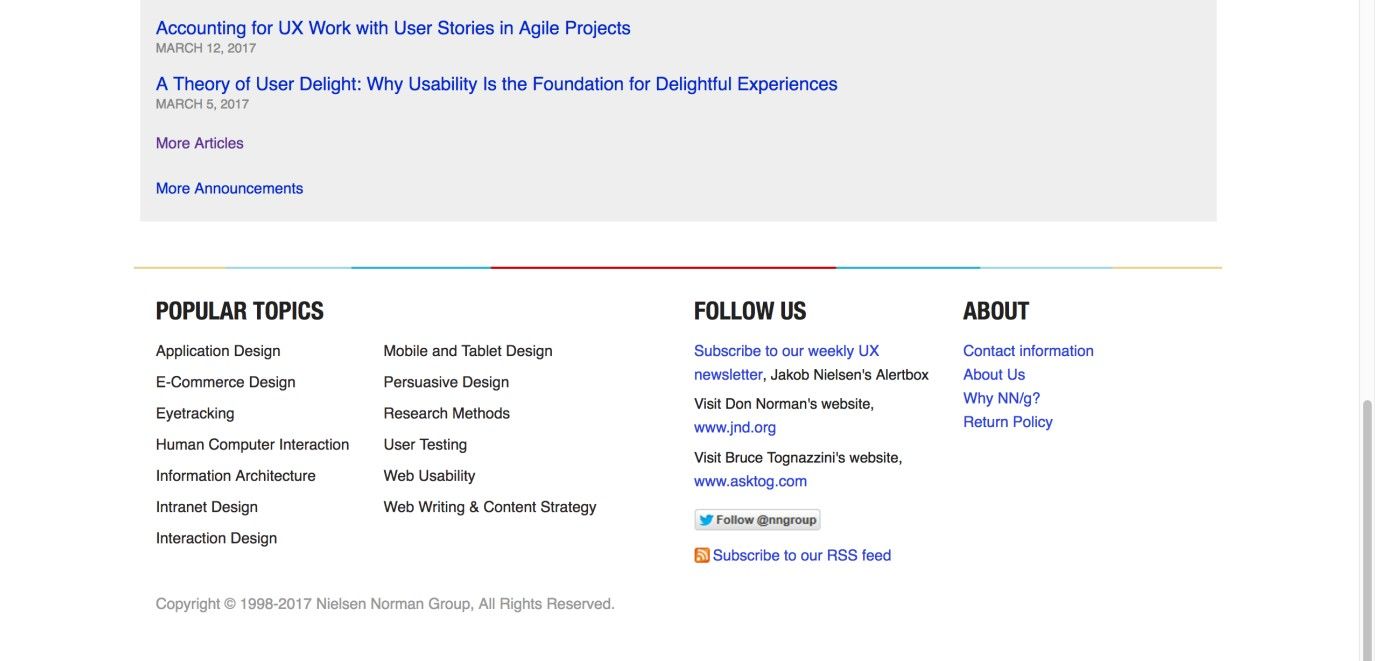 How To Implement Sitemap Footers To Keep Users Going IxDF